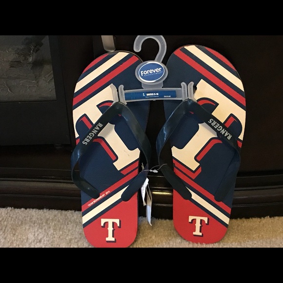 Shoes | Texas Rangers Flip Flops | Poshmark